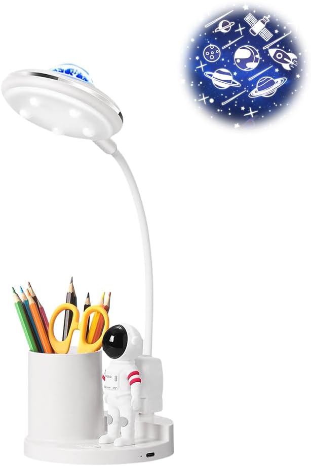 Lampe de bureau enfant, projecteur ciel étoilé LED, portable avec ...