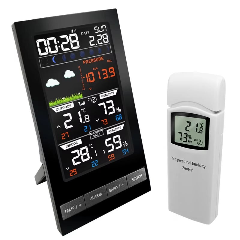 2810 Wireless Indoor and Outdoor Sensor Hygrometer, Weather Station ...
