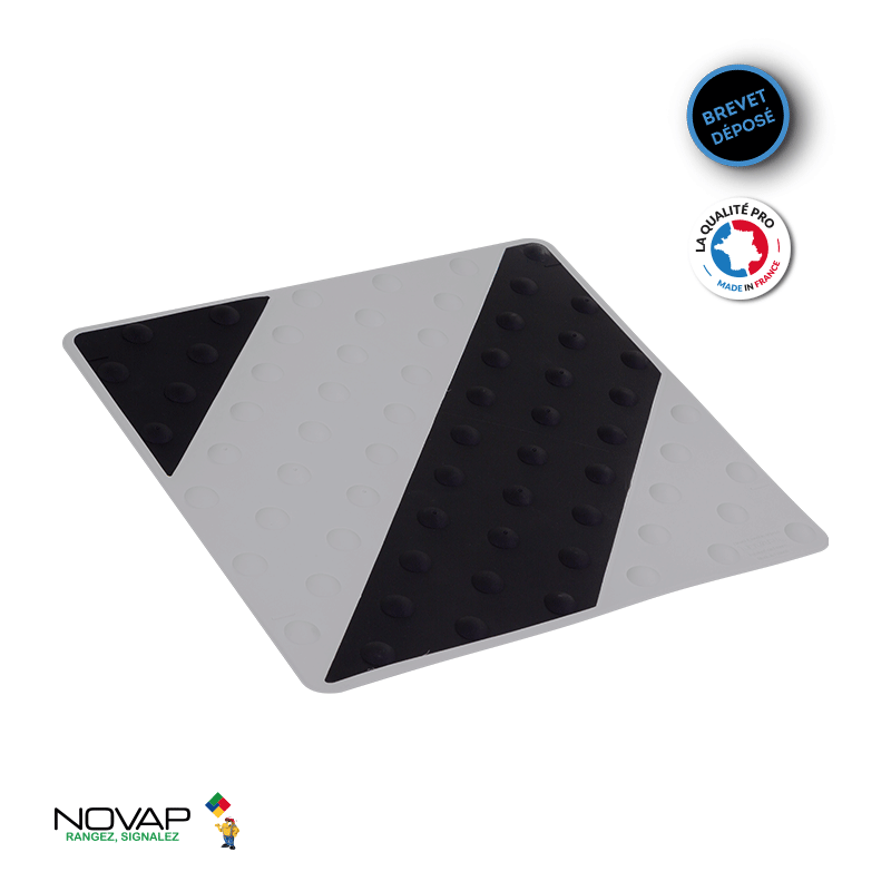 Dalle podotactile intérieure/extérieure Noir/Gris- 6102083 | Leroy Merlin