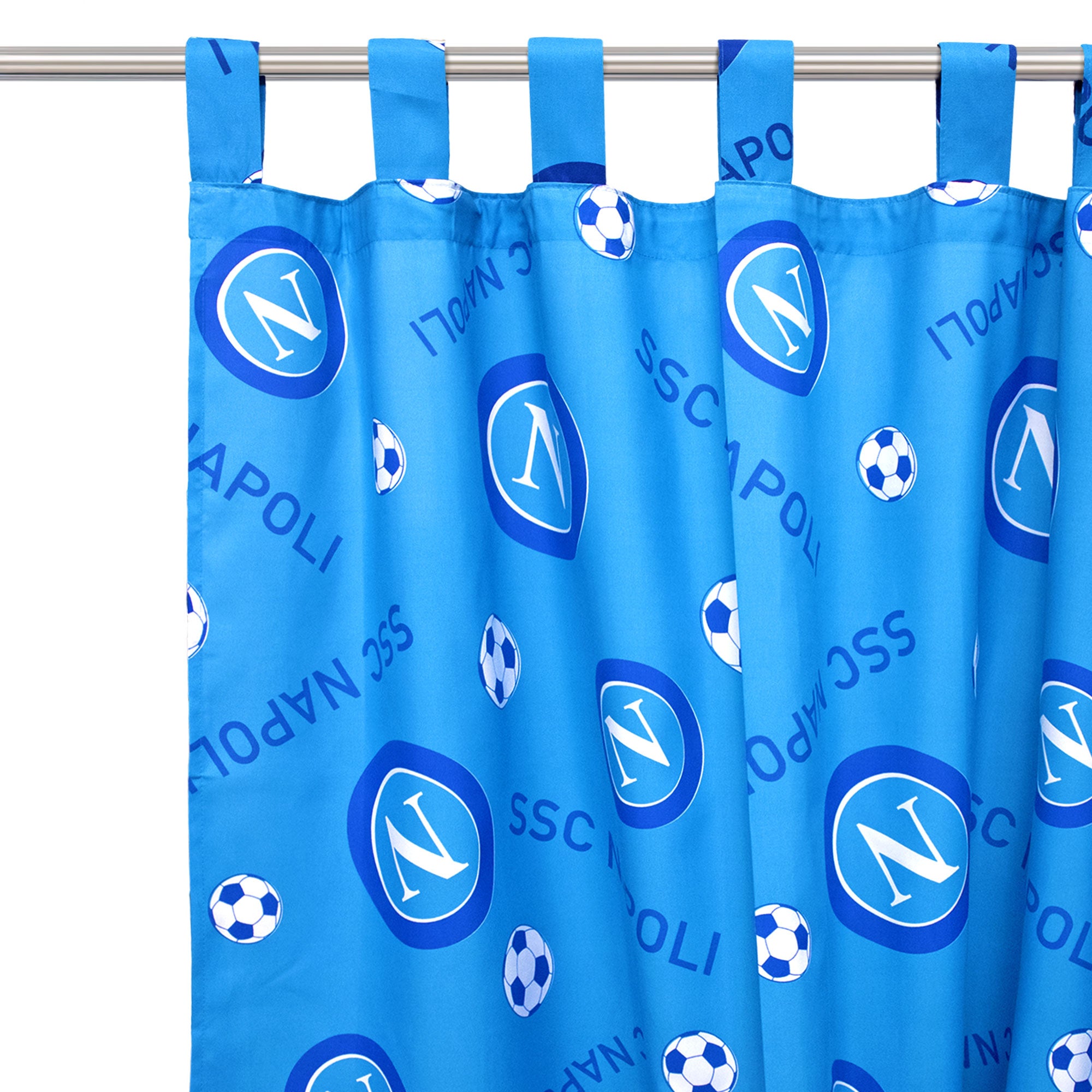 Tenda con asole velata SSC Napoli Ufficiale Originale Calcio 140x290 cm ...