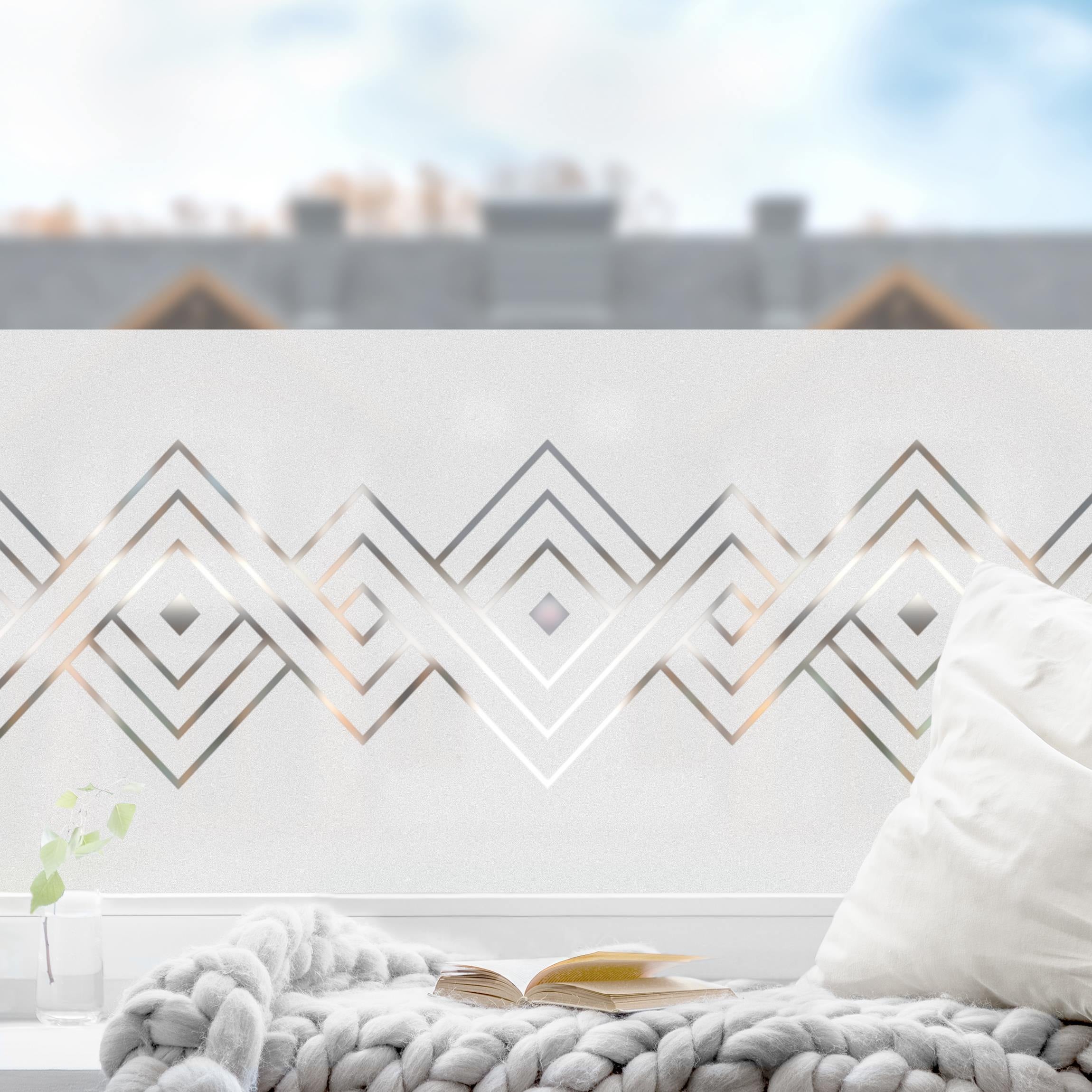 Film occultant fenêtre 80 x 60 cm Film anti-regard pour vitrage Film ...