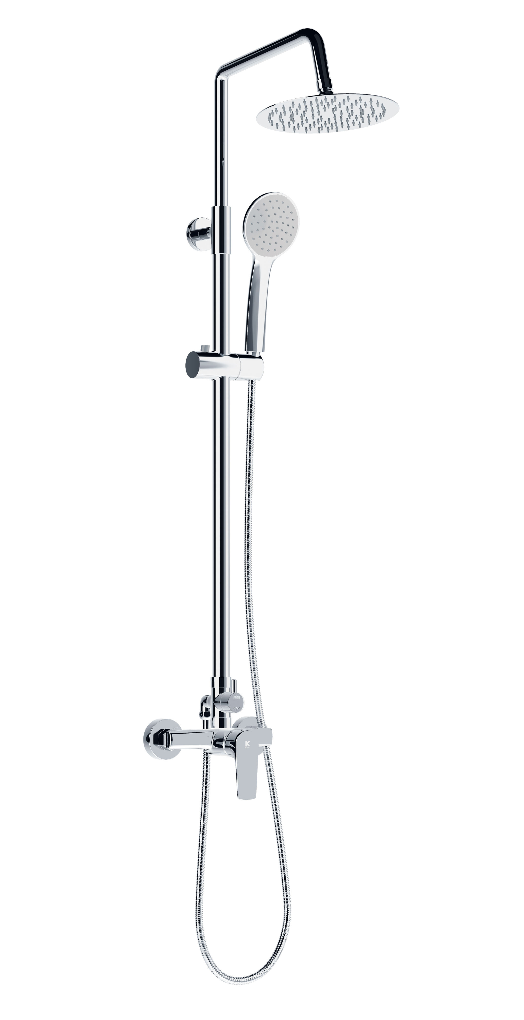 Colonne de Douche avec Mitigeur | Modèle ERGOS/SINUA | Pommeau de ...