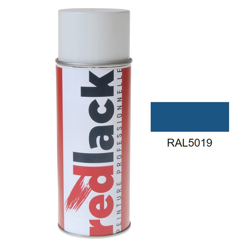 Pintura en spray Azul Capri RAL 5019 Brillo multisoporte Redlack ...