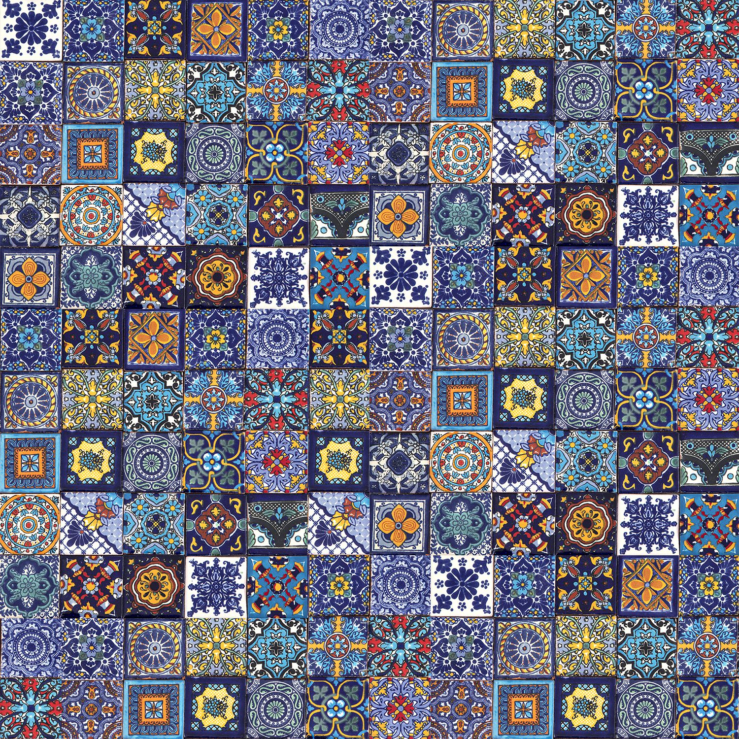 Azulejos de mosaico de cerámica mexicana Tonito - 120 azulejos ...