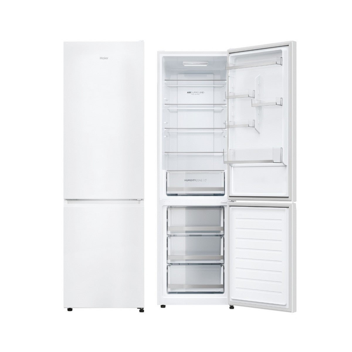 HAIER HDW1620DNPW FRIGO COMB. 377 LT CL. D - NO FROST INVERTER - WHITE ...
