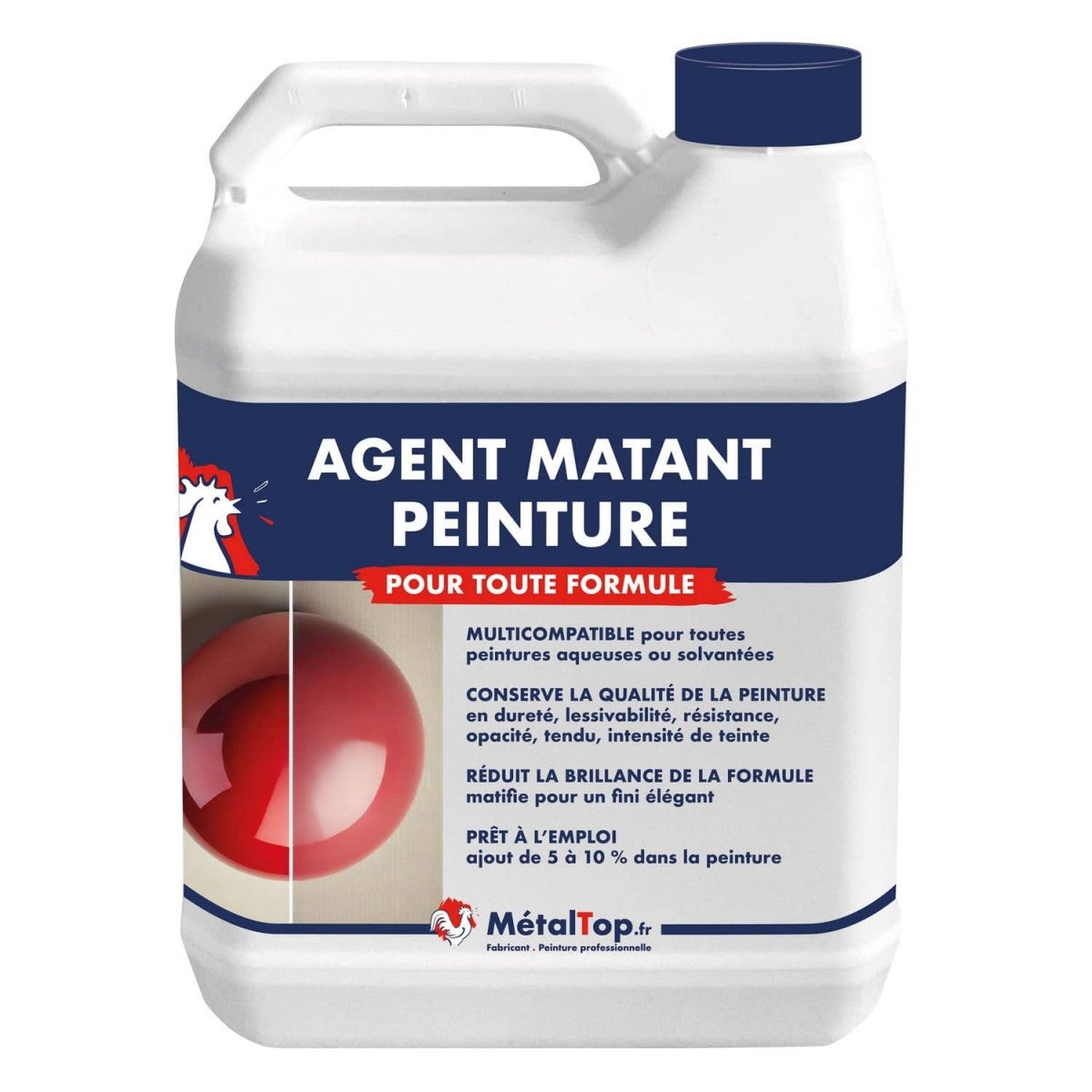 Agent Matant Peinture - Metaltop - - Pot 1L | Leroy Merlin