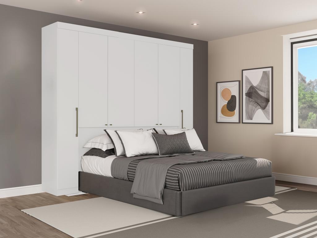 Pont de lit - L206 cm - Blanc - ANTERO | Leroy Merlin