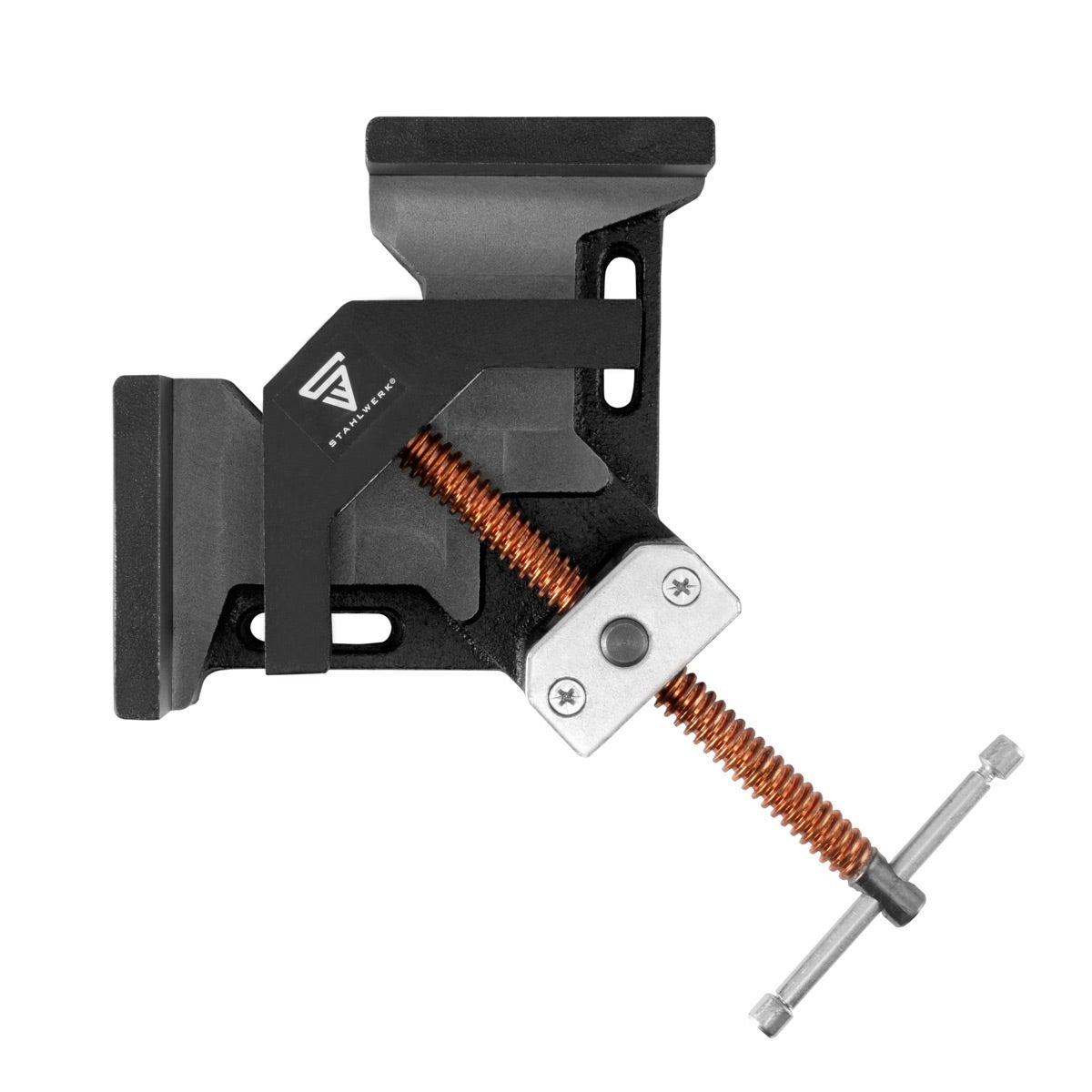 STAHLWERK Pinza angular de soldadura con ángulo de 90° y ancho de ...