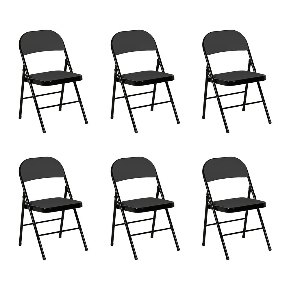 Hooma - Lot de 6 chaises pliantes confortables rembourrées en PVC ...