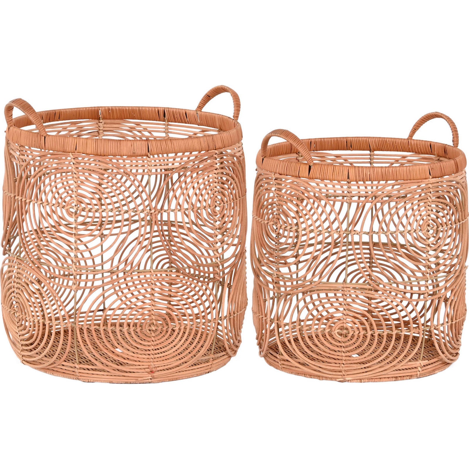 Panier rotin tressé pour une déco naturelle et chic 40 x 40 x 47 cm ...