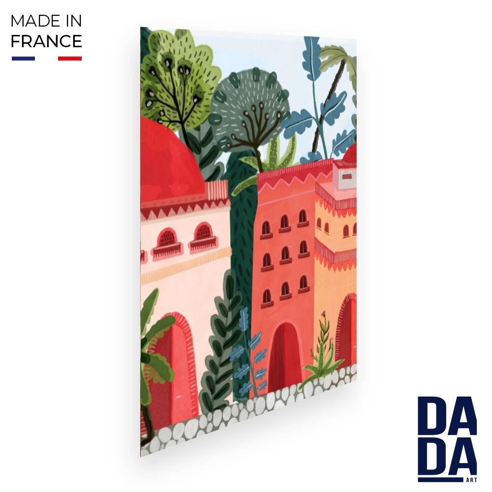 Affiche Maisons exotiques / 50x70cm / Fabriqué en France / DADA ART ...