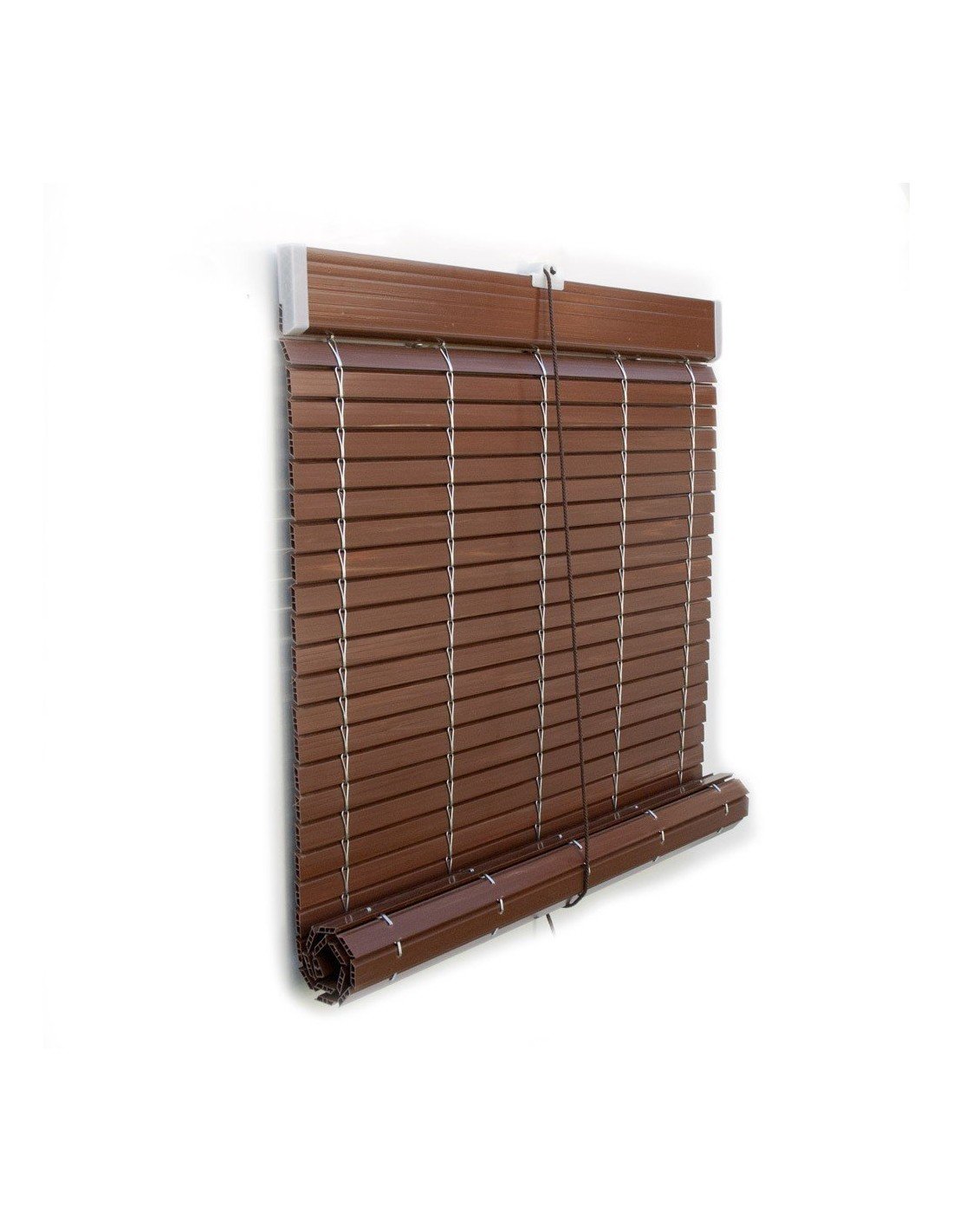 Persiana PVC Nogal Oscuro | 73 x 125 cm (COLOR/SIZE) | Leroy Merlin