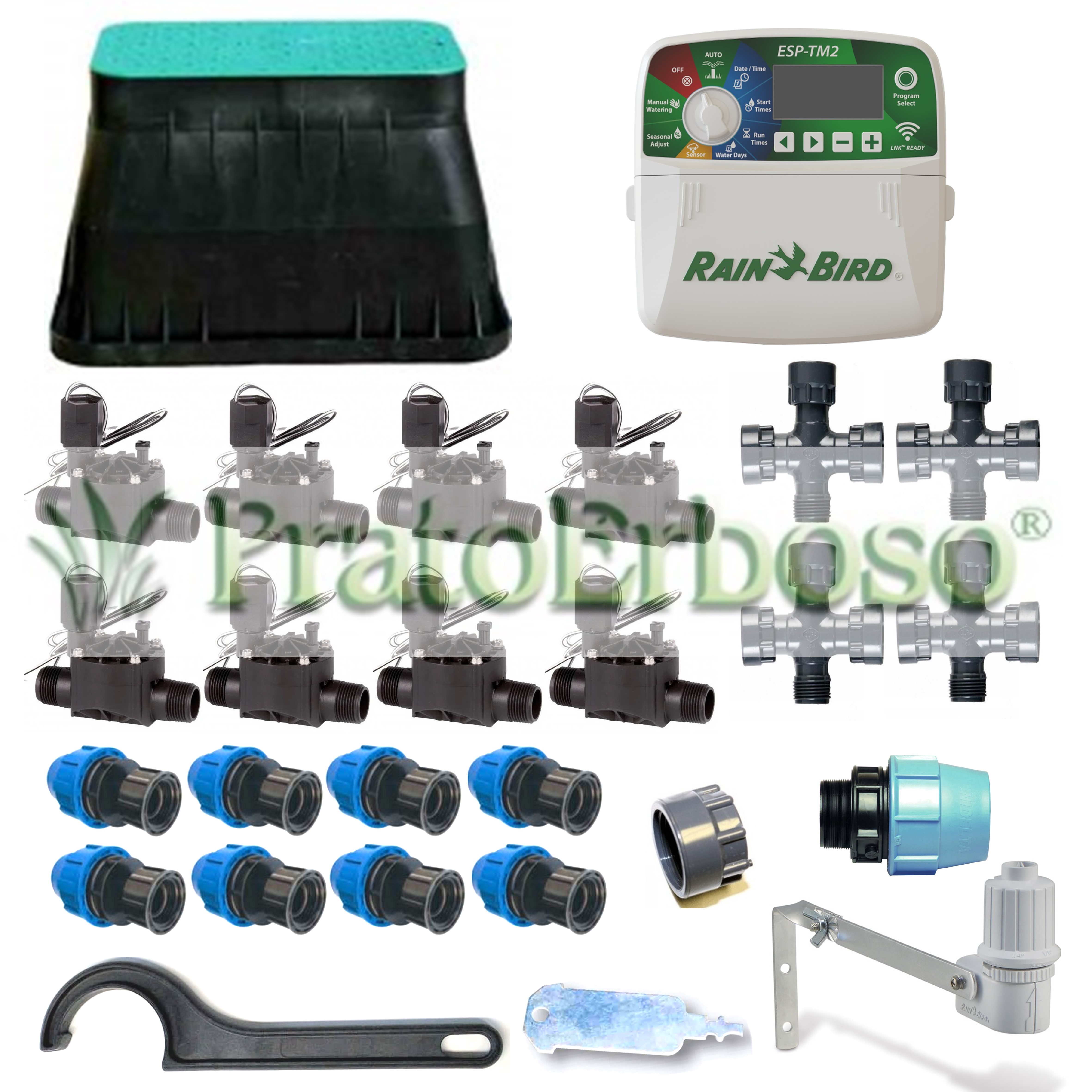Kit d'irrigation Rain Bird 8 zones 24 V | Leroy Merlin