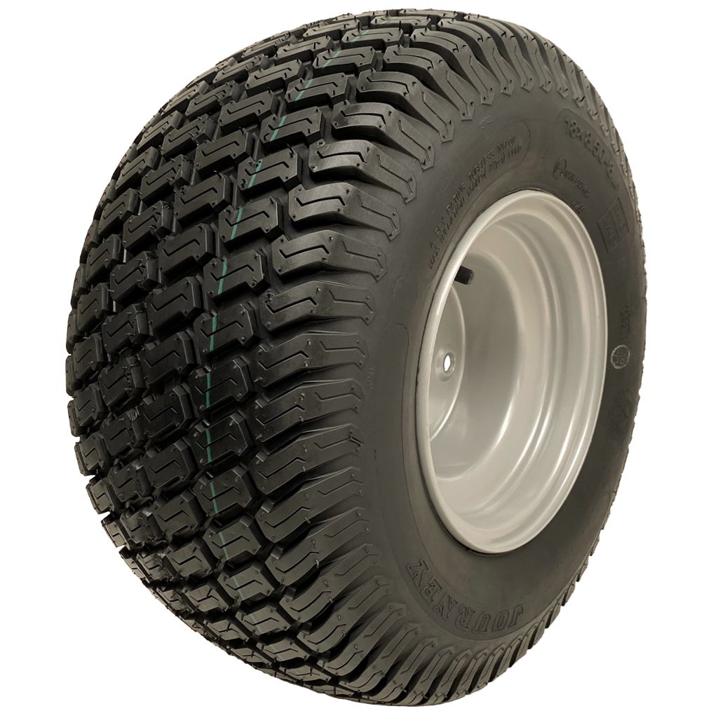 18x8.50-8 4ply Multi turf grass tyre on four stud rim, 4 - lawn mower ...