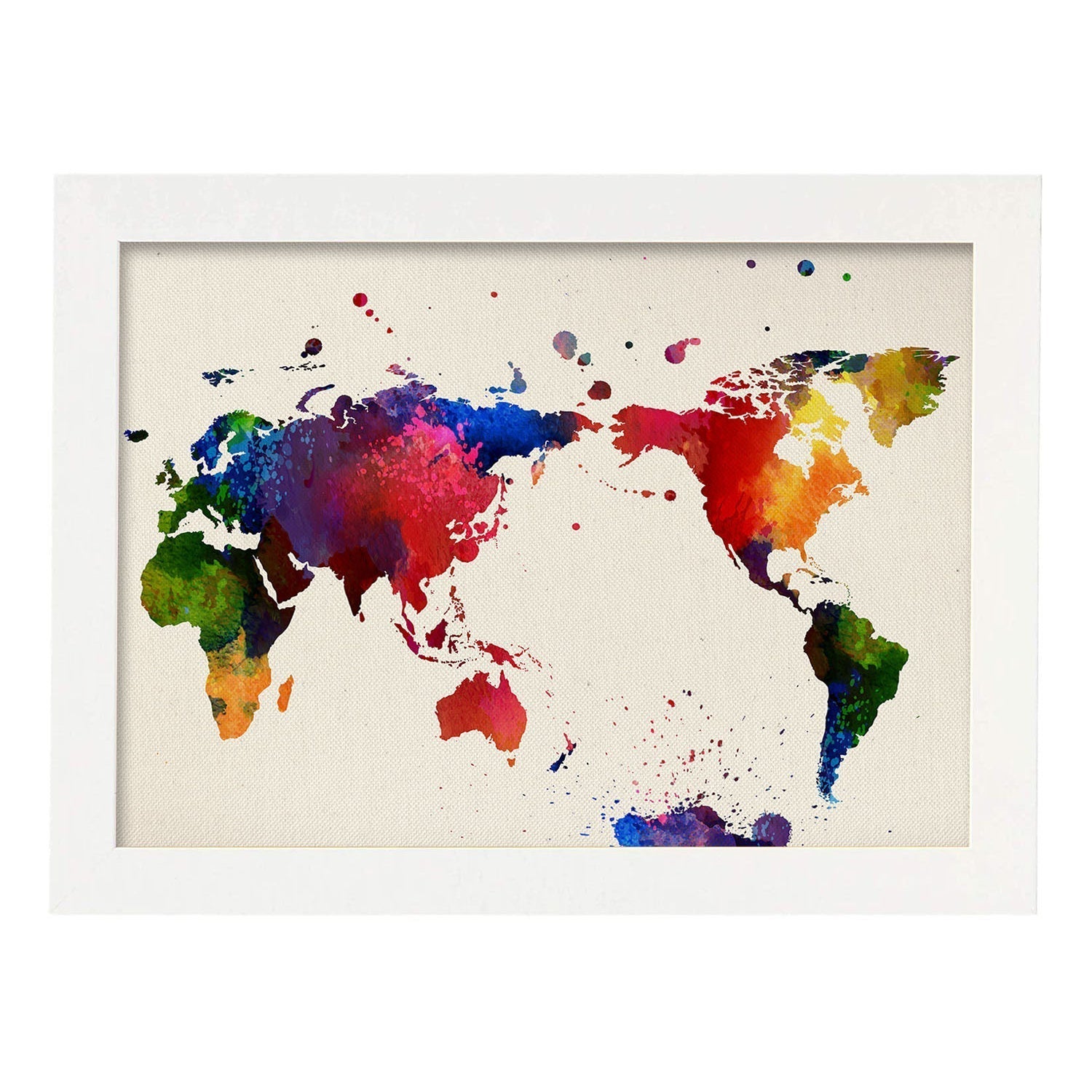 Poster Di Mappa Mundi. Piastre E Illustrazioni Di Cittã , Comunitã E ...