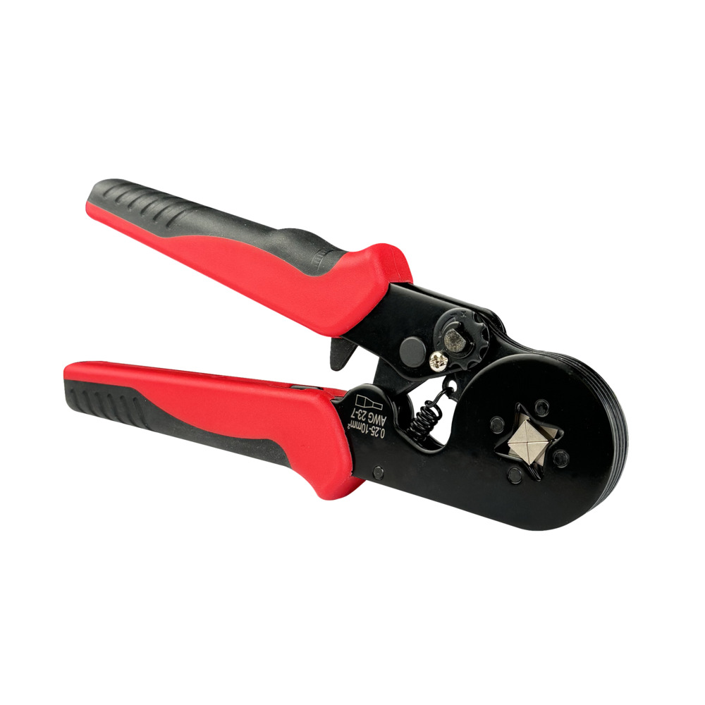 Pince à sertir pour embouts de câblage de 0.25 à 10mm2, manches isolés ...