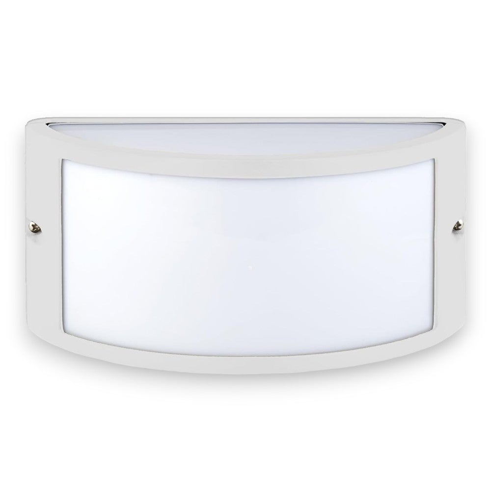 Plafón aluminio iluminación exterior y máx. 60W blanco | Leroy Merlin