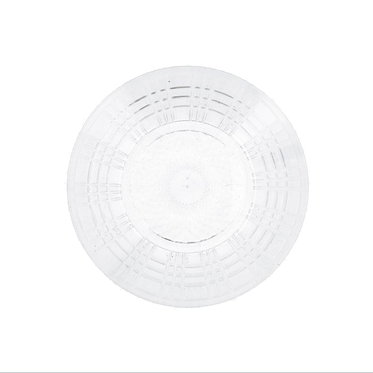 Plato Postre Poliestireno Quid Viba 20cm - Transparente | Leroy Merlin