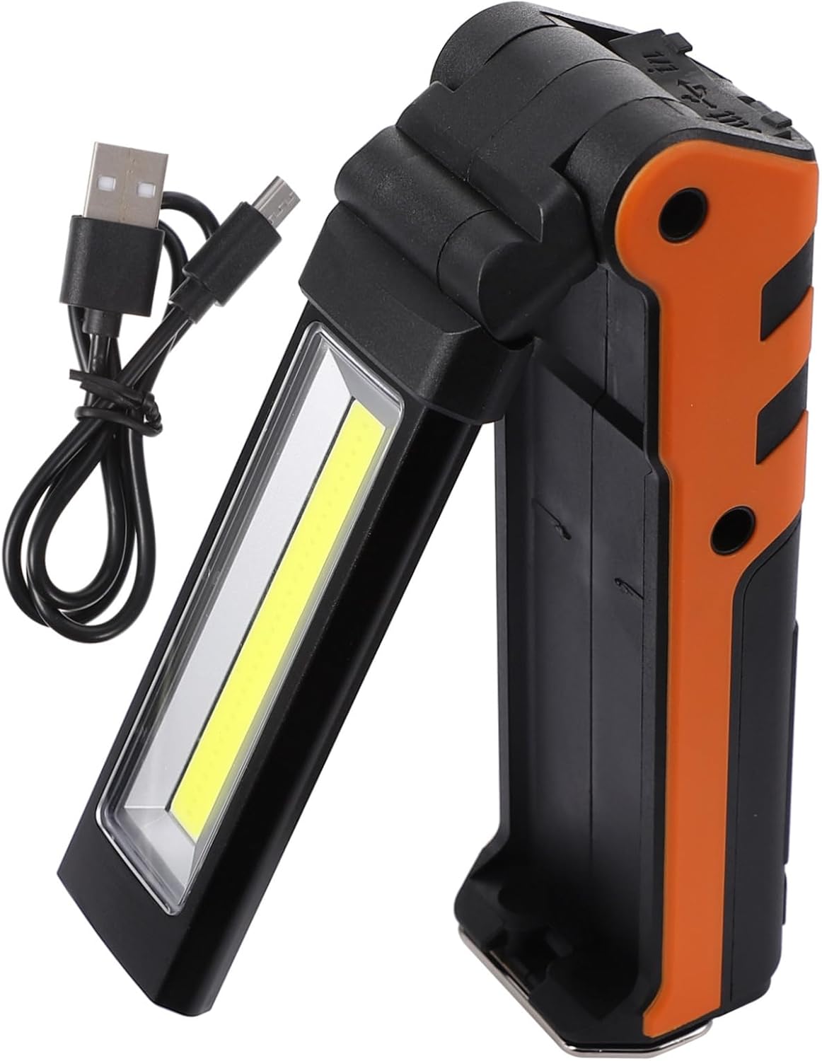 Lampe de travail LED rechargeable USB, 5 modes – Lampe de poche COB ...