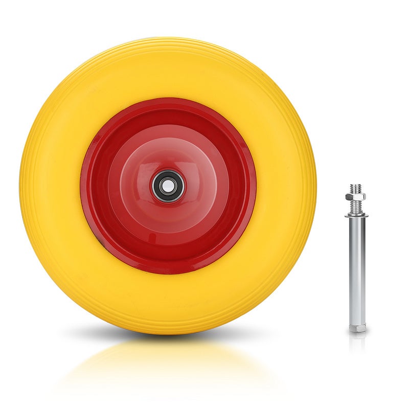 Roue pour brouette caoutchouc plein roue de chariot roue de brouette ...