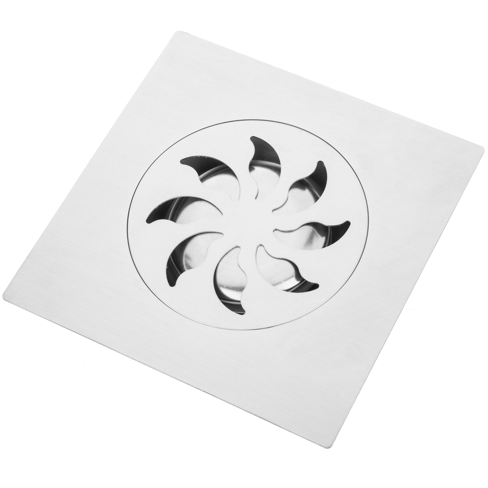 Bonde avec grille florale et couvercle amovible pour sol 15x15 cm ...