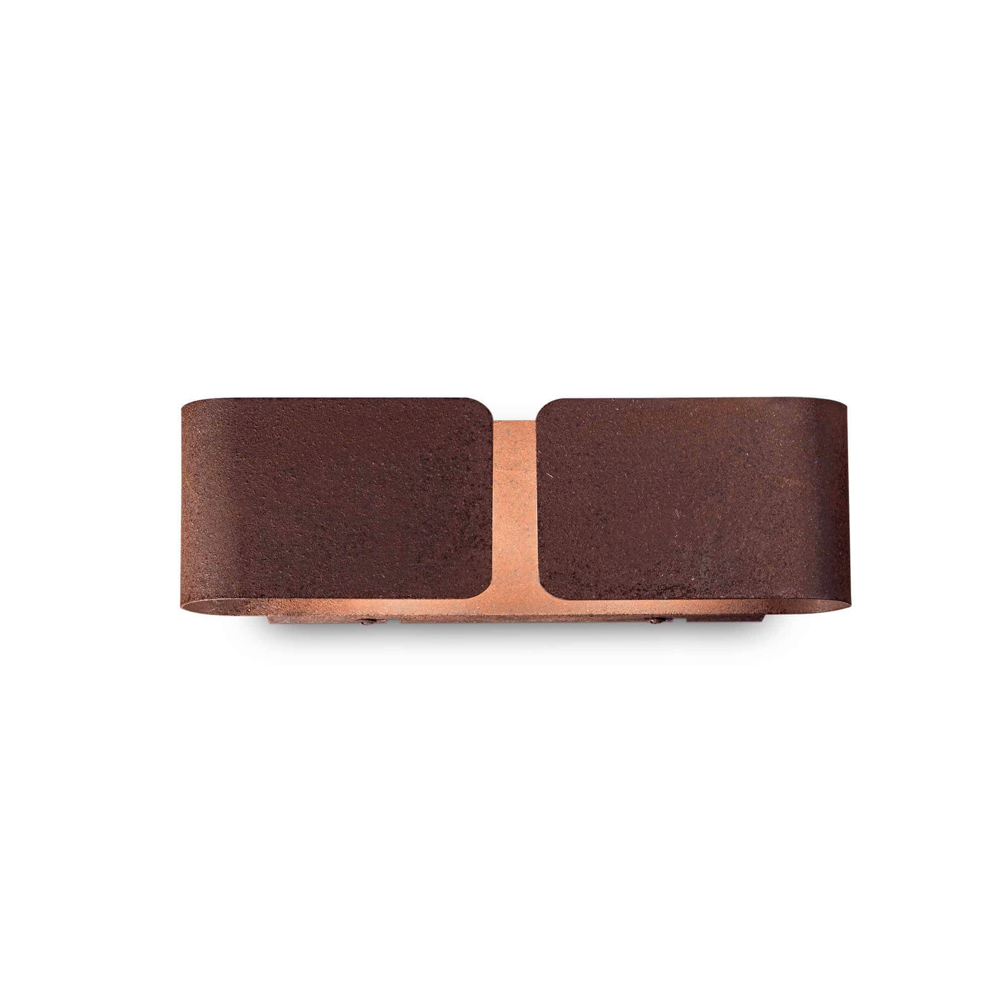 Applique murale Corten CLIP 2 ampoules Largeur 44 Cm | Leroy Merlin