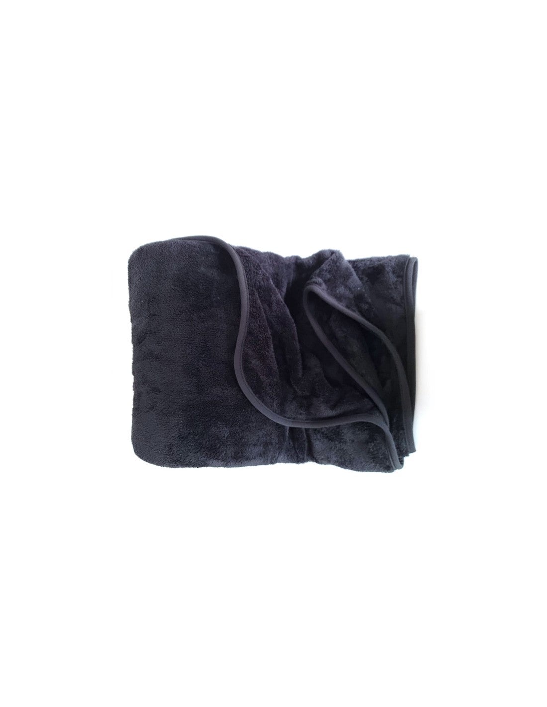 Grand Plaid Uni Noir - 200cmx220cm | Leroy Merlin