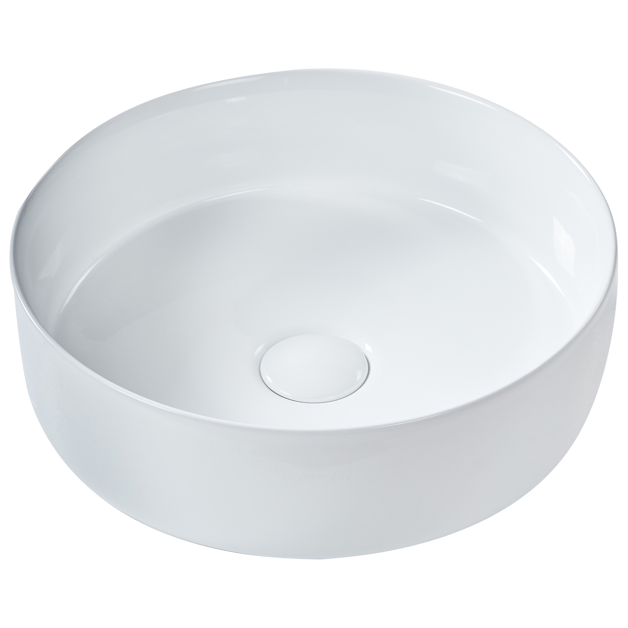 Vasque à poser CALIG Blanc ⌀ 36 cm Céramique | Leroy Merlin