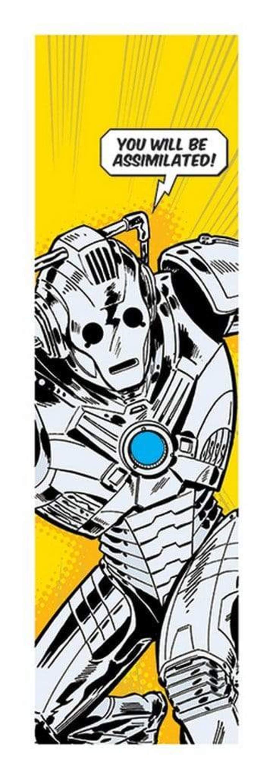 Affiche Art Doctor Who - Comic Cyberman 33x95cm | Leroy Merlin