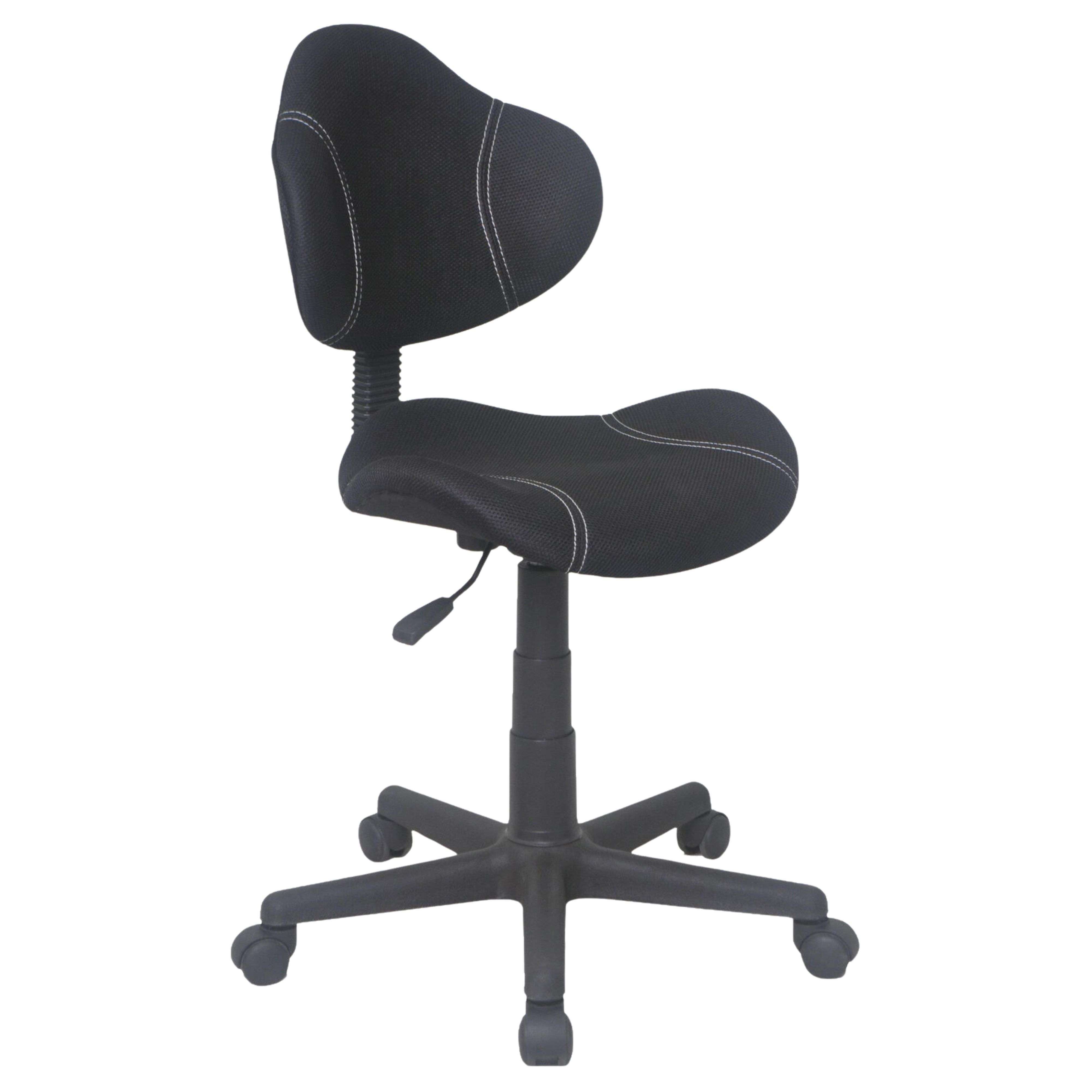 Chaise de bureau pivotante noire Argonaut, hauteur réglable, base en ...