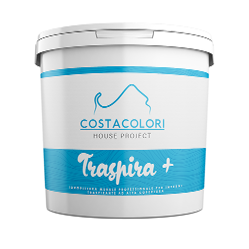 Peinture murale transpirante super couvrante - TRASPIRA+ - 14 L BLANC ...