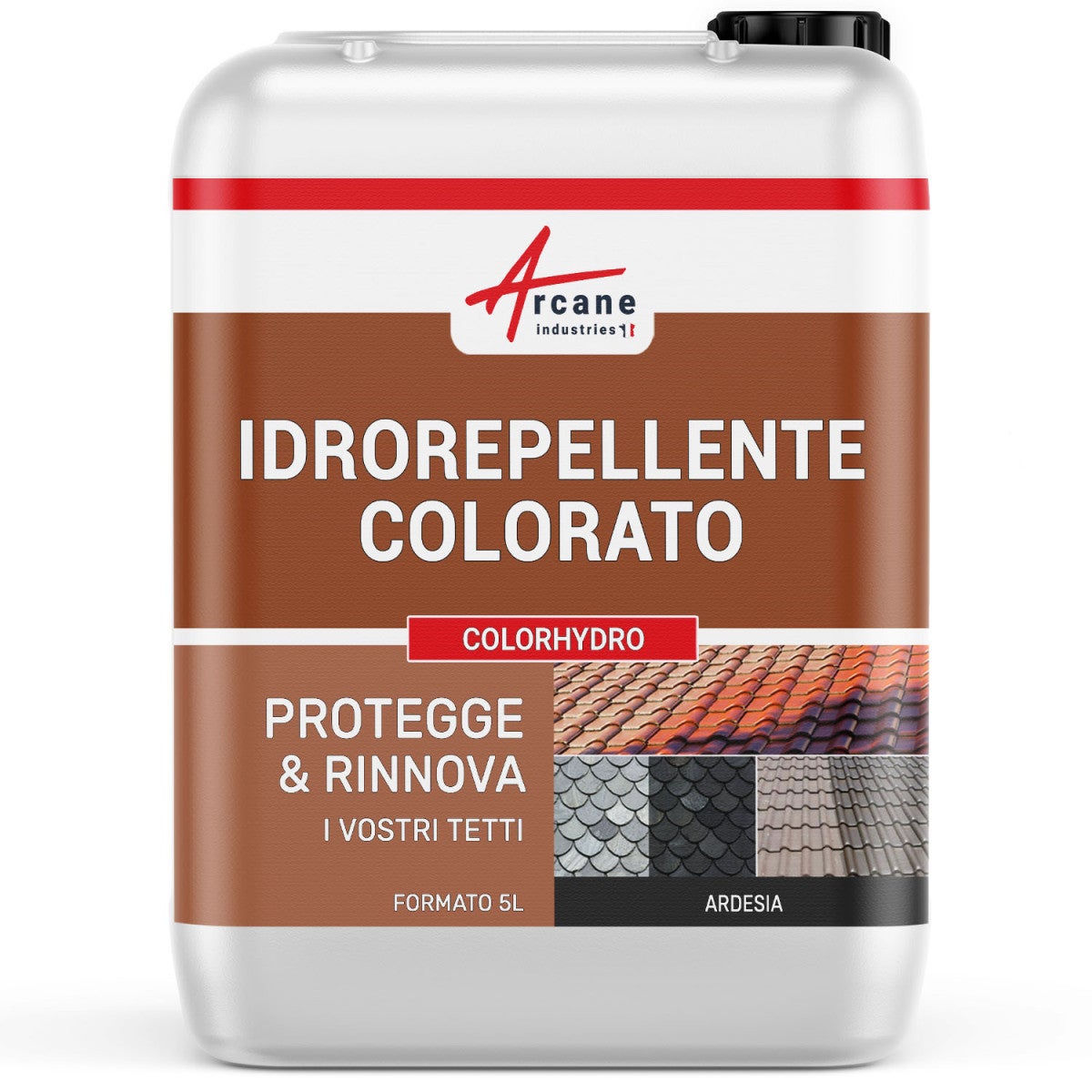Idrorepellente colorato per tegole in cemento, calcestruzzo, ardesia ...