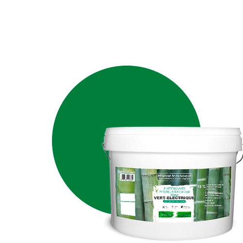 Vert Electrique Peinture interieur exterieur aspect mat Natura - Vert ...