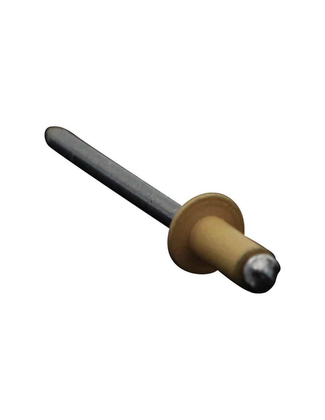 Rivet aveugle tout acier Acier zingué Tête plate 4X8 RAL1001 beige 50 ...