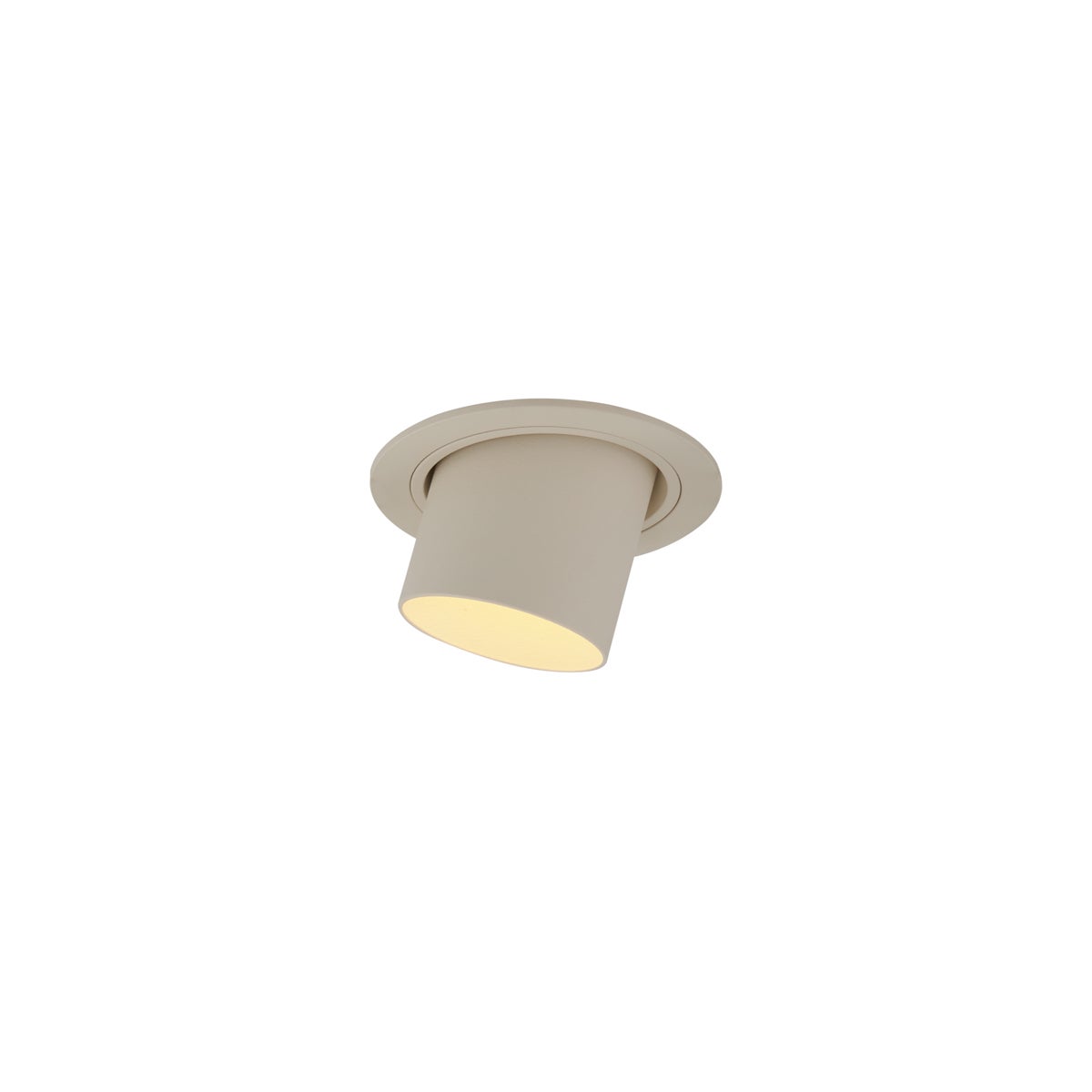 Foco empotrado moderno beige GU10 50 mm redondo orientable - Installa ...