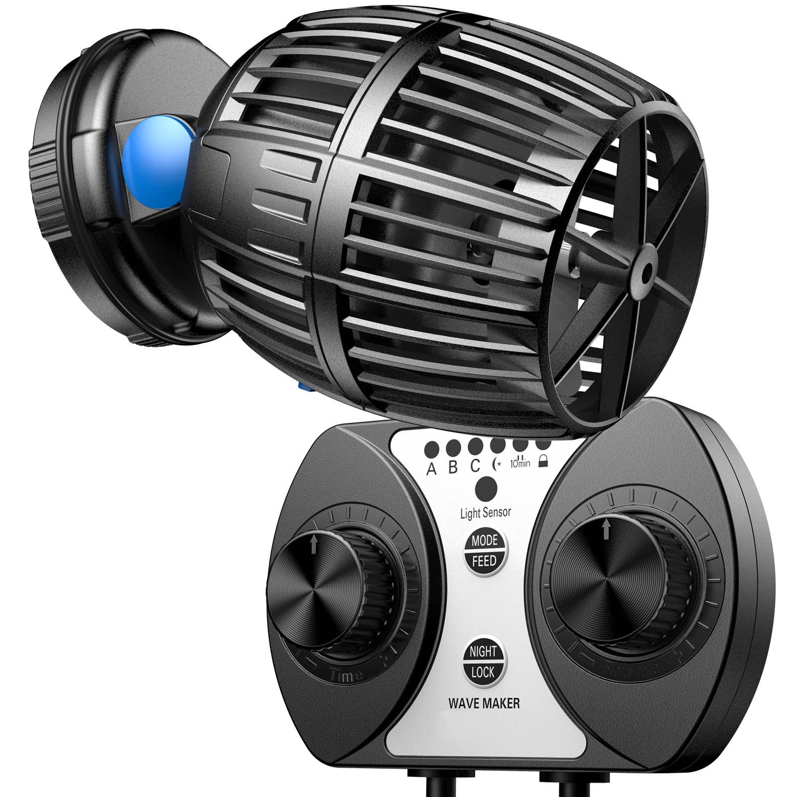 SunSun CW-160 Bomba de circulación acuario 1700-20000l/h 60W generador de olas con soporte ...