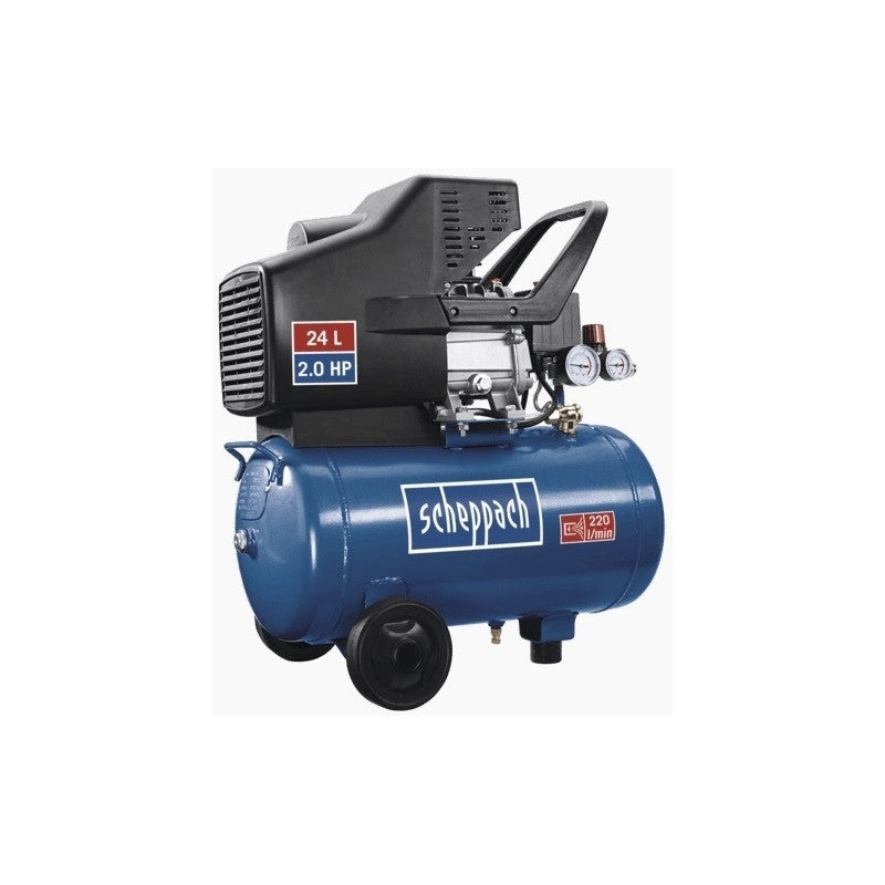 Compresseur HC24 Scheppach 230V 50Hz 1500W 24L | Leroy Merlin