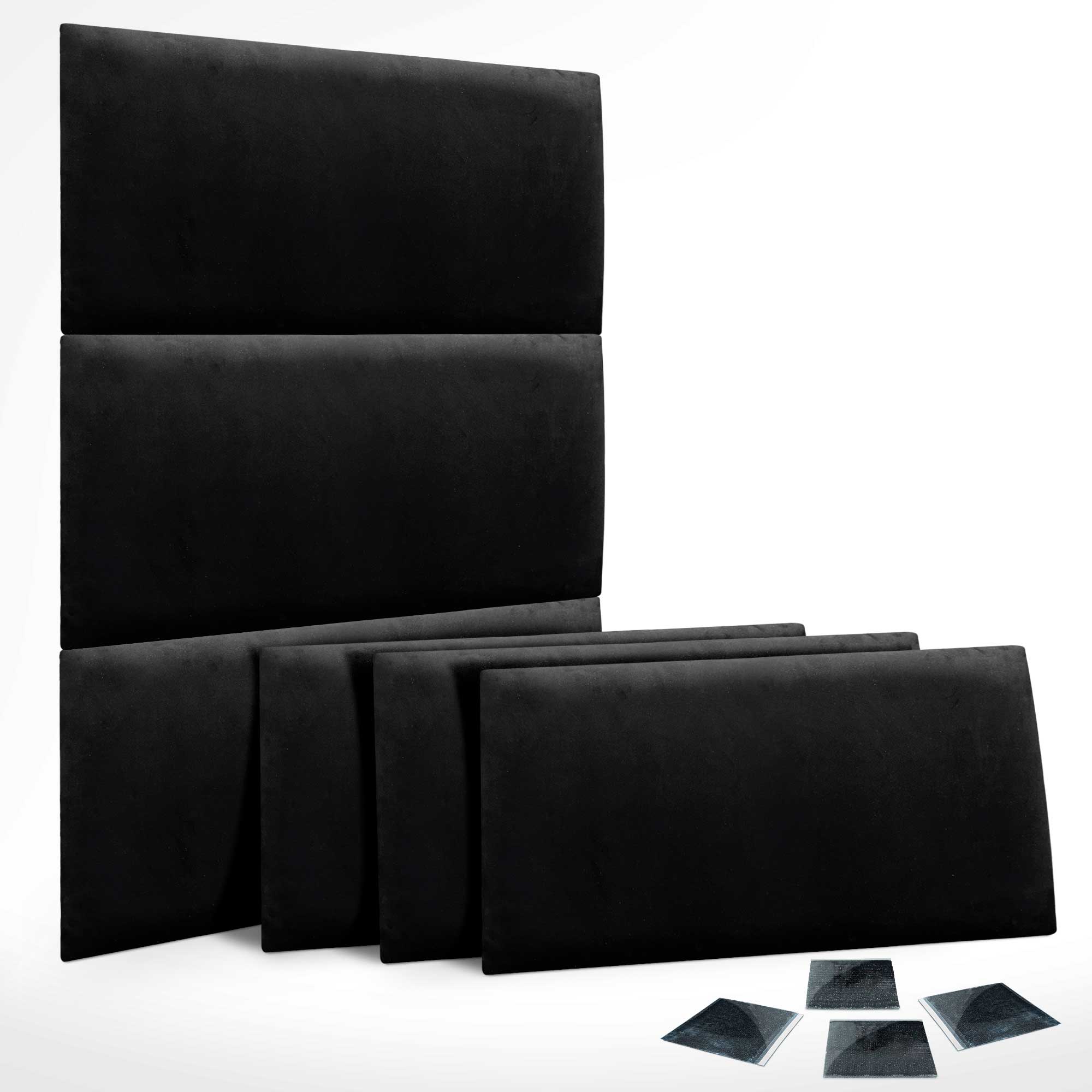 DHOME Juego de 6 Paneles Tapizados de Terciopelo Premium Pack ...