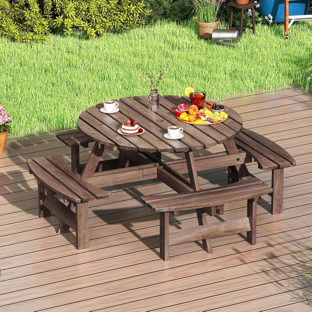 Table ronde extensible bois massif au meilleur prix | Leroy Merlin