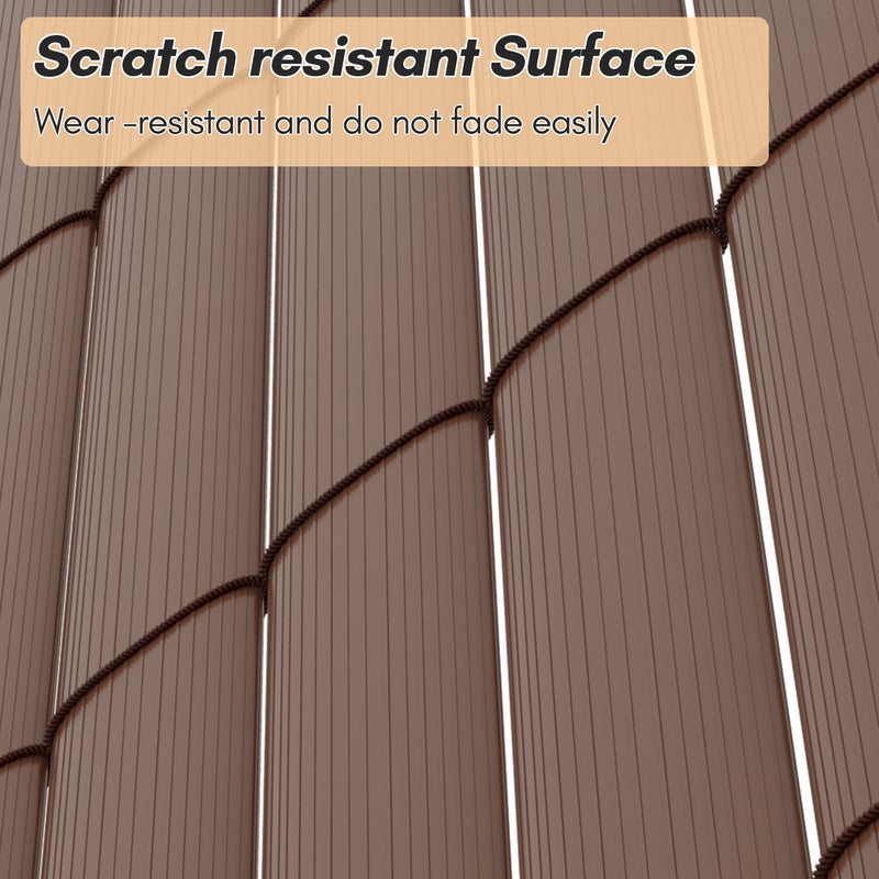 Bastón de PVC para jardín balcón terraza, Valla cortavientos para ...