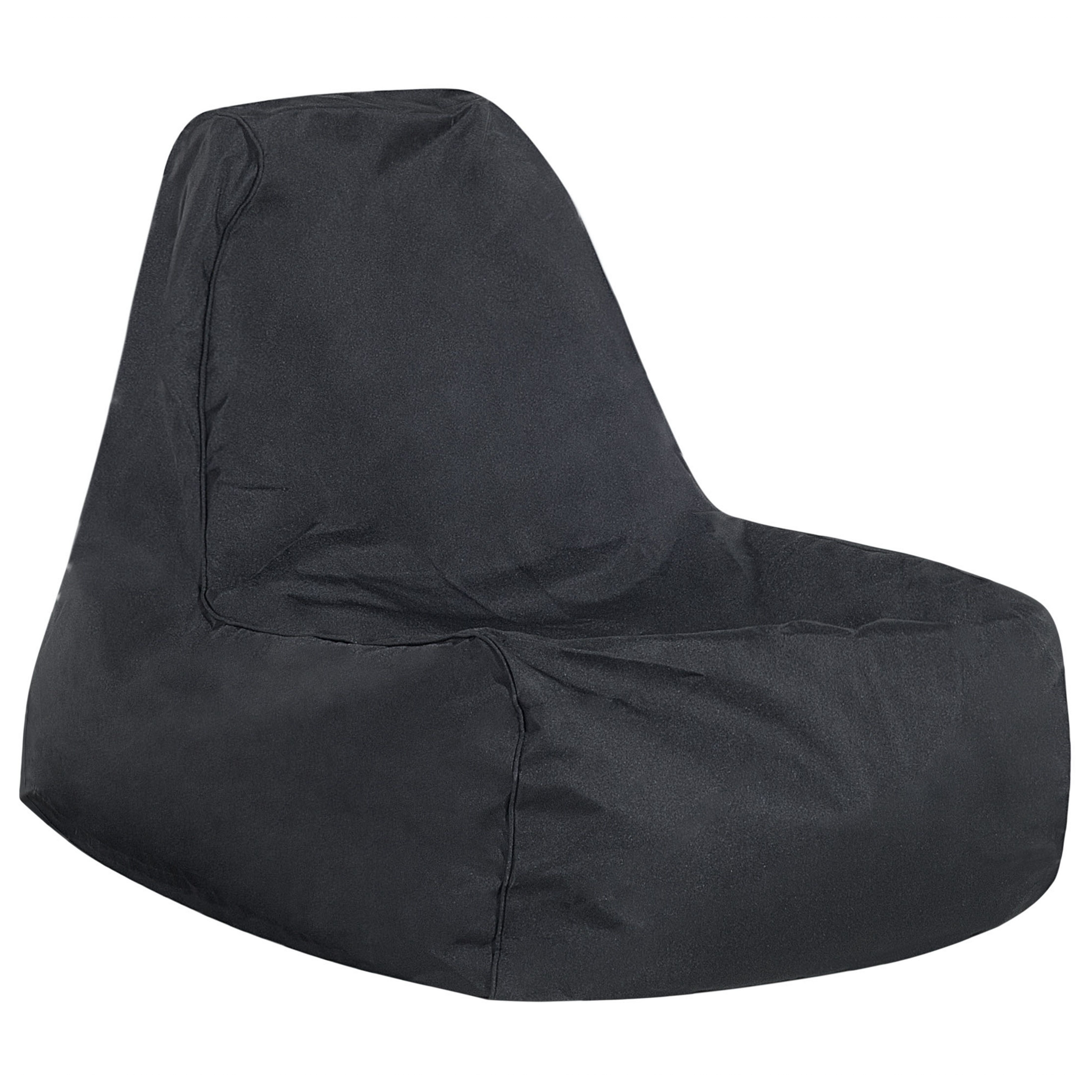 Pouf Noir Confortable en Forme de Poire pour Salon ou Chambre de Tous ...