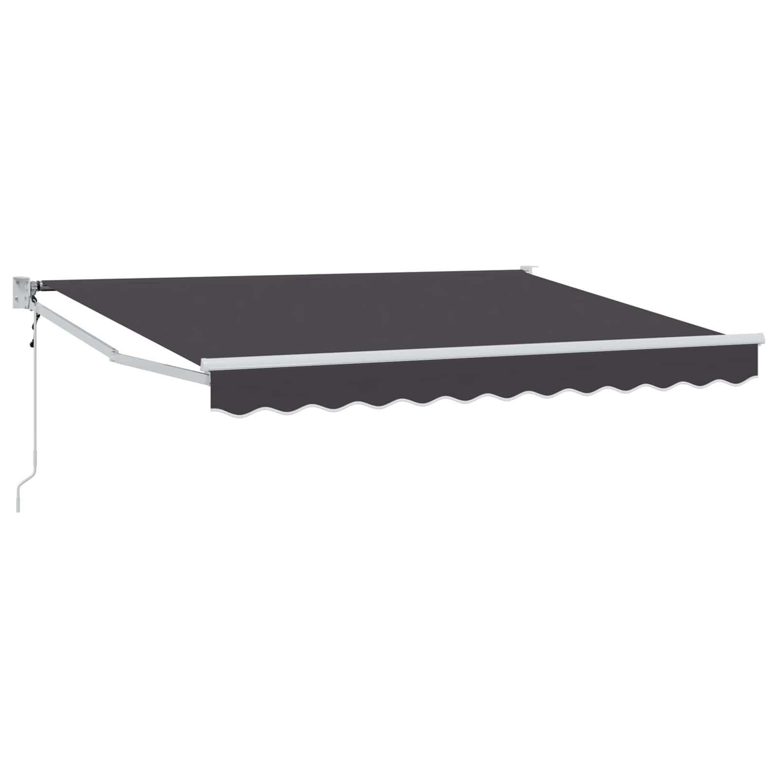 Auvent rétractable électrique Anthracite 3,5 x 2 m | Leroy Merlin