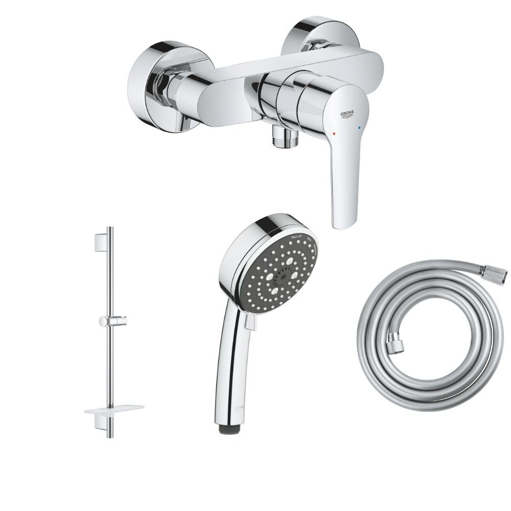 GROHE Mitigeur de douche Start 2021 monocommande avec douchette 3jets ...