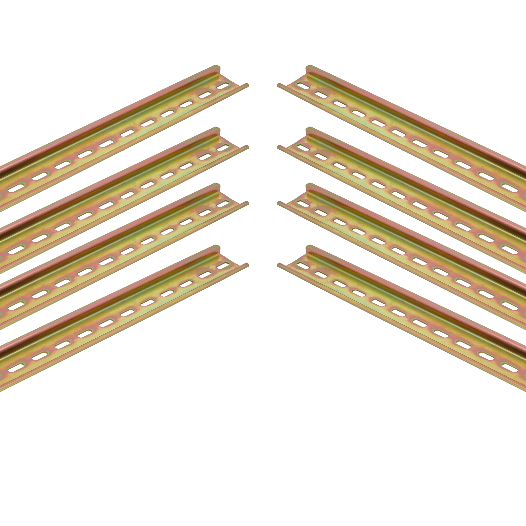 Pack x8 Carril DIN 3.5mm x 7.5mm 1M | Leroy Merlin