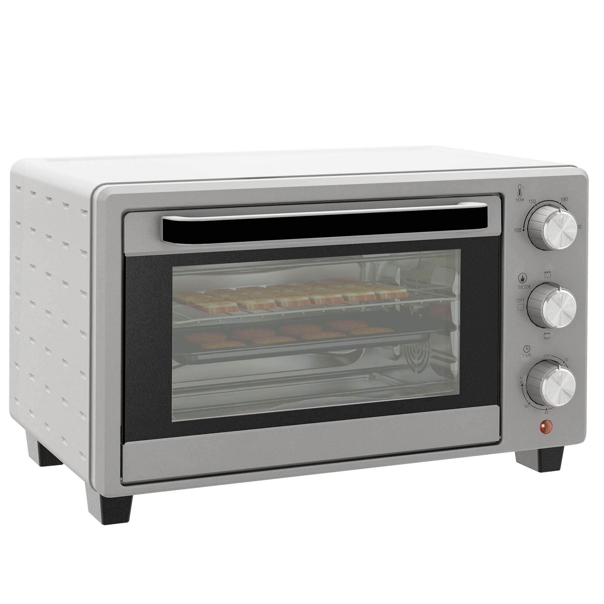 Mini-four,four grille-pain de 21 L avec 1 grille et 1 plaque de cuisson ...