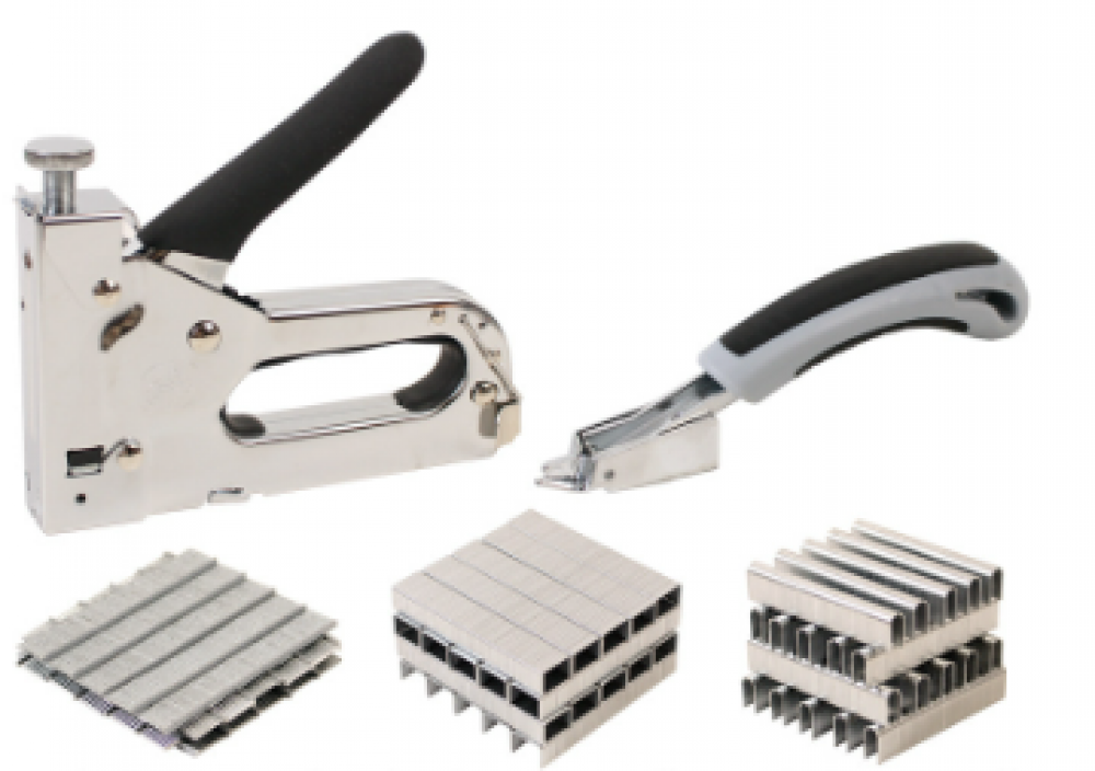 Agrafeuse murale - Cloueuse 3 en 1 Agrafeuse à bois et 3000 agrafes ...