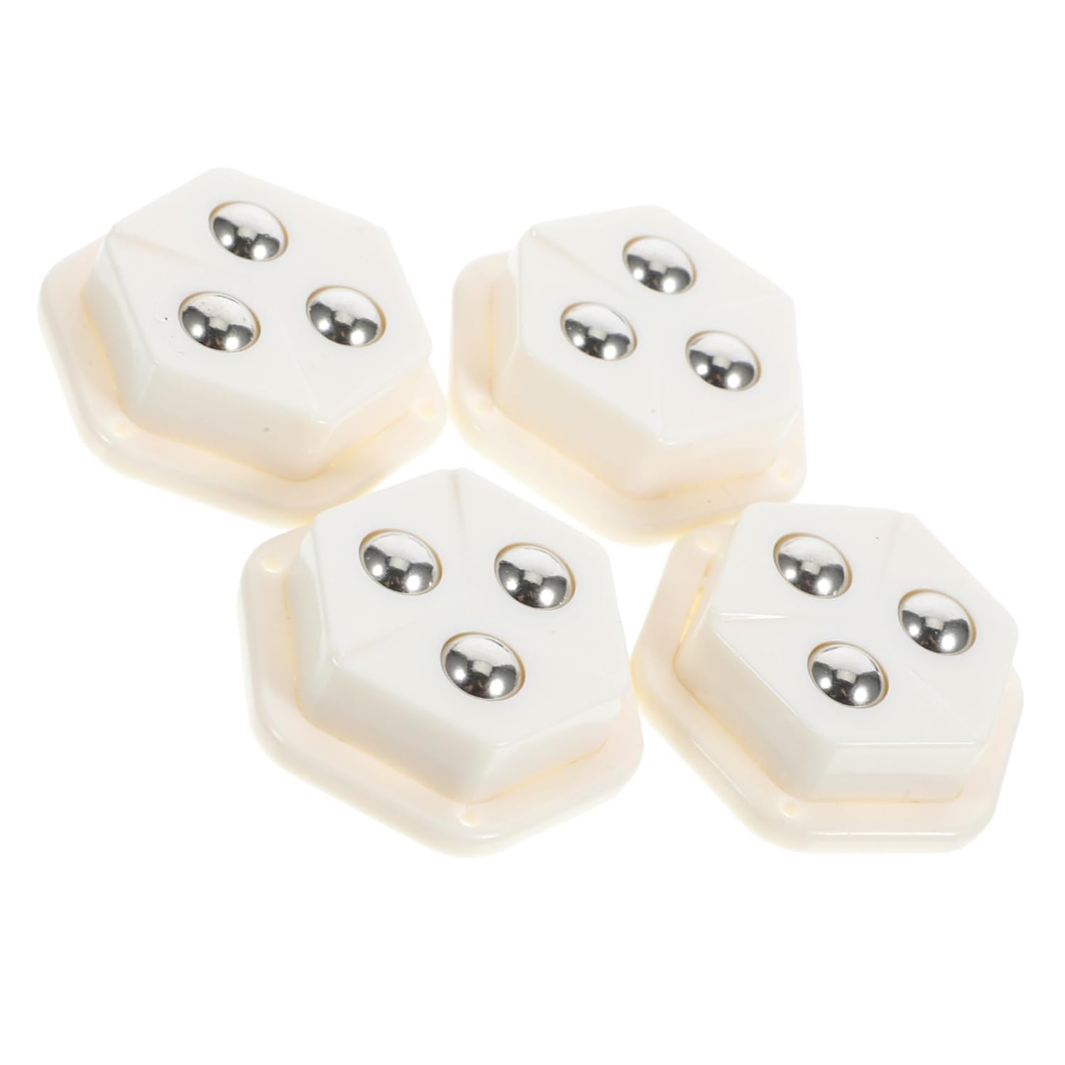 4 ruedas blancas, rueda de masa, ruedas giratorias universales, ruedas ...