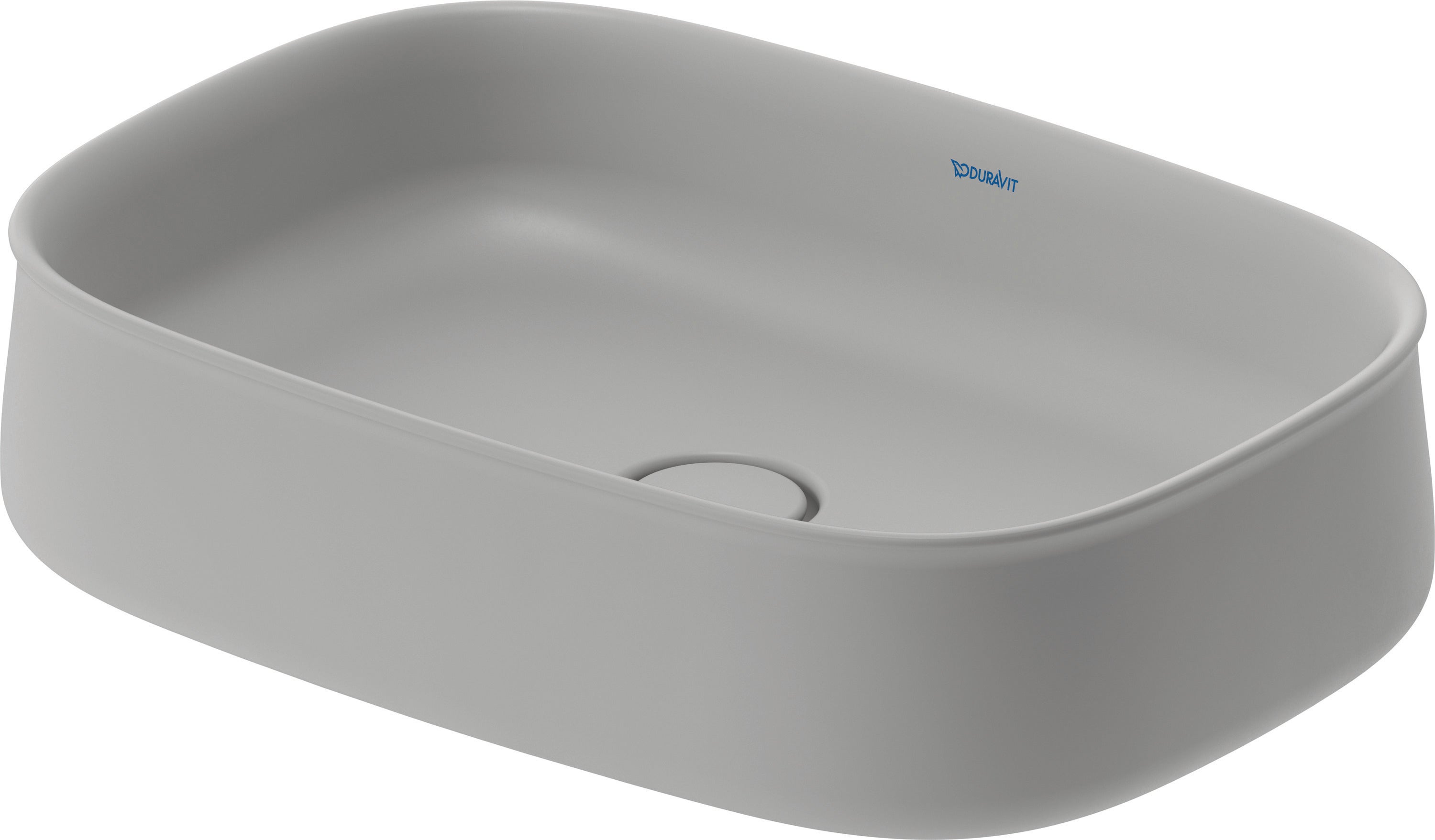 Duravit Zencha lavabo à poser 550 mm, sans trou de radon, 23735567791 ...