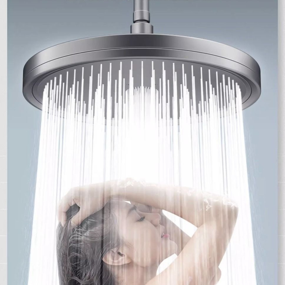 Pommeau de douche haute pression 6 vitesses - Jet puissant et économie ...