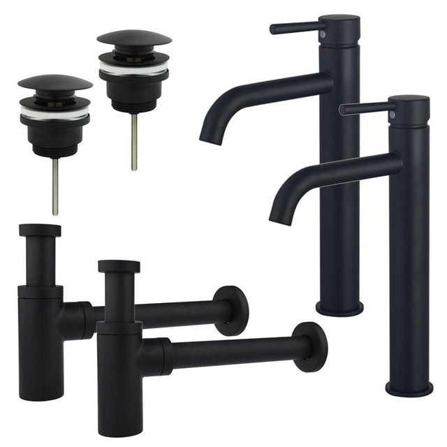 Fortifura Calvi Kit robinet lavabo - pour double vasque - robinet ...